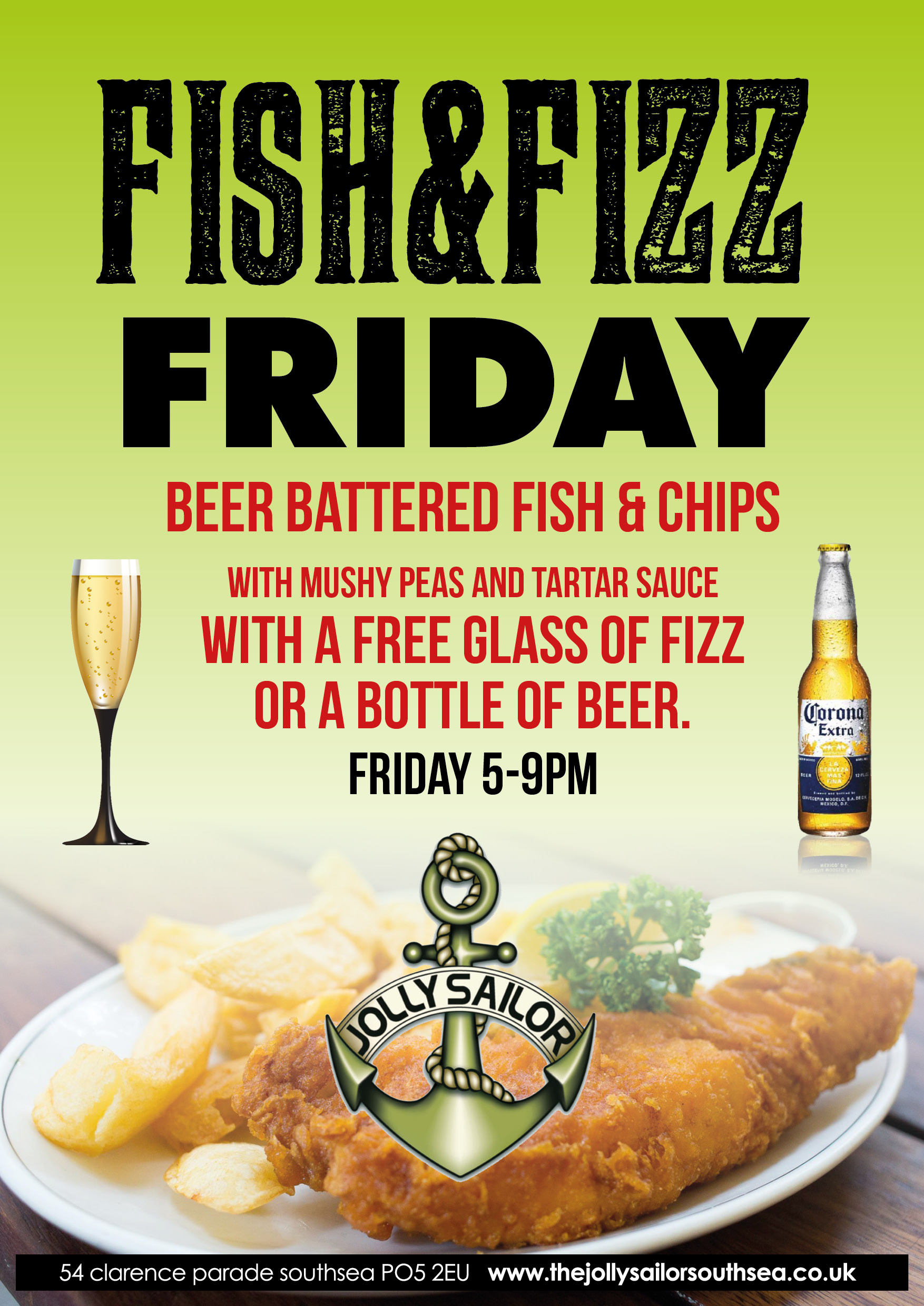 Food & Drink Offers - The Jolly Sailor Southsea